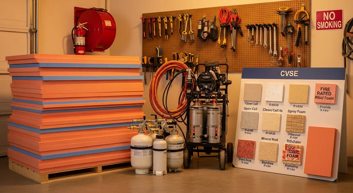Fire-Rated Foam Insulation: Rigid Foam vs Spray Foam | DMV Foam